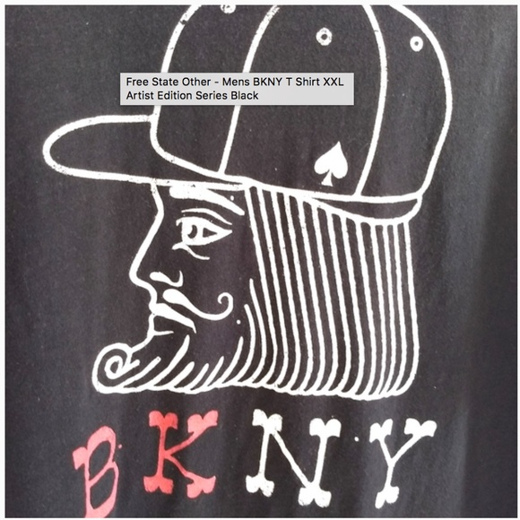 Shirts | Mens Bkny T Shirt Xxl Artist Edition Series Black | Poshmark